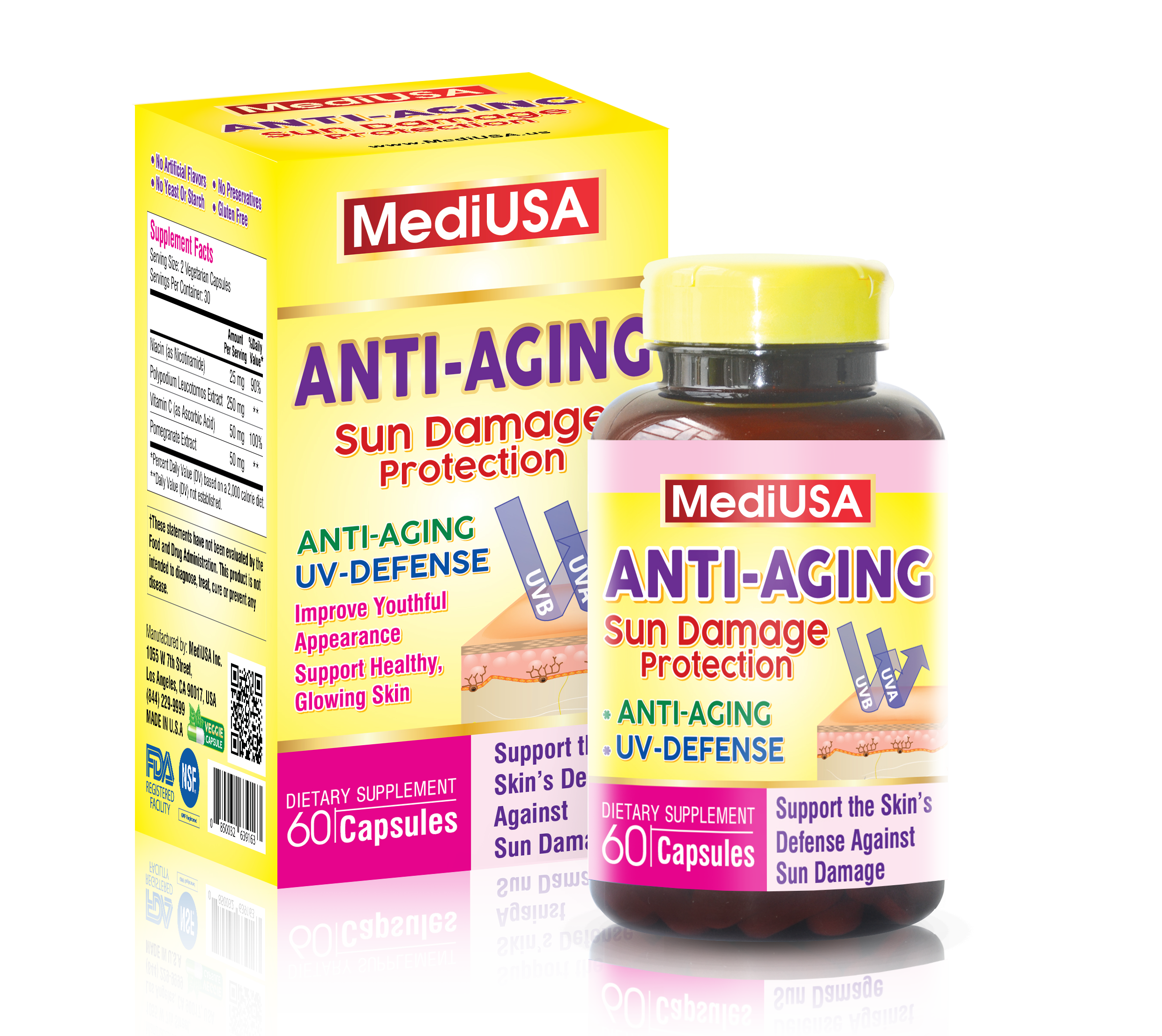 MediUSA ANTI AGING - 60 viên