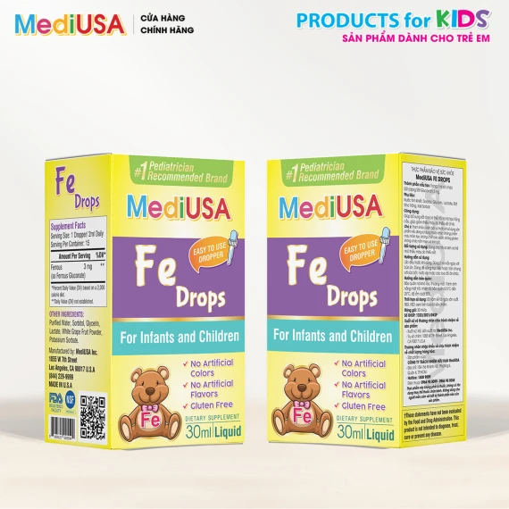 MediUSA FE DROPS - Lọ 30ml | MediUSA