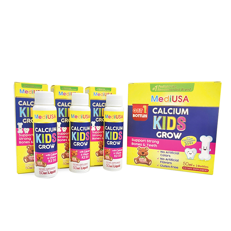 MediUSA CALCIUM KIDS GROW - 50ml/chai x 3 chai