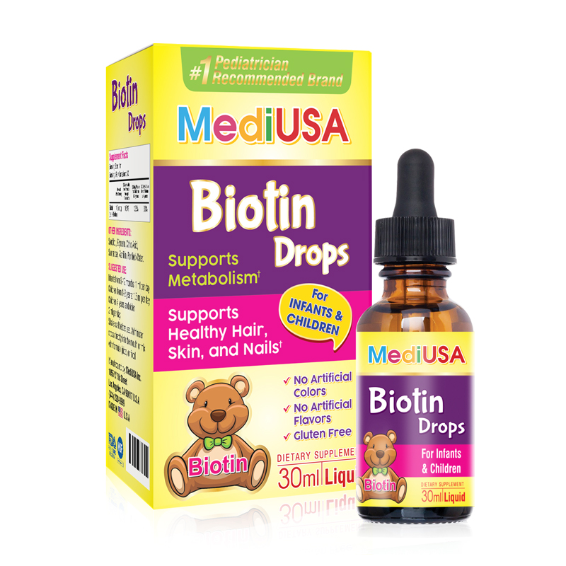 MediUSA BIOTIN DROPS - Lọ 30ml