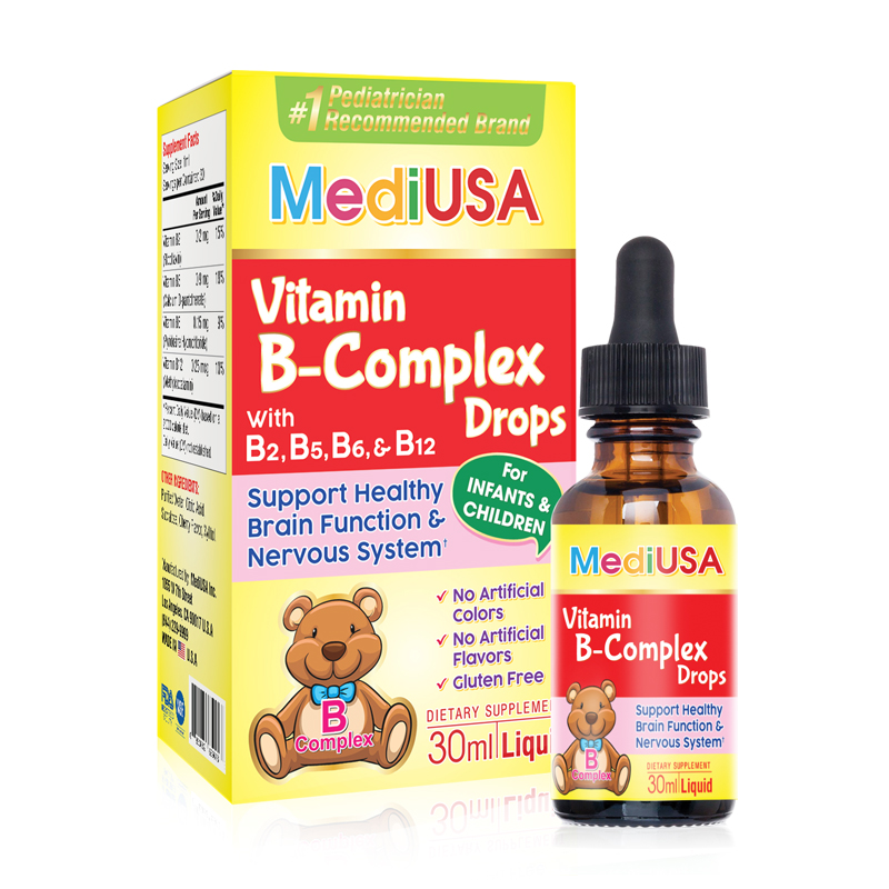 MediUSA VITAMIN B-COMPLEX DROPS - Lọ 30ml