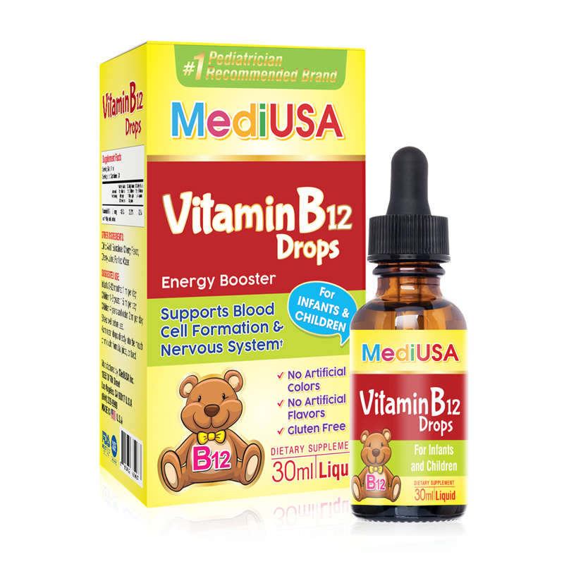 MediUSA VITAMIN B12 DROPS - Lọ 30ml