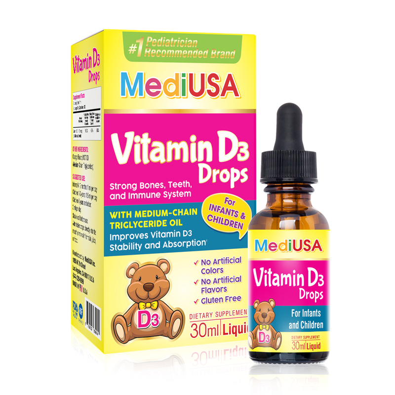 MediUSA VITAMIN D3 DROPS - Lọ 30ml